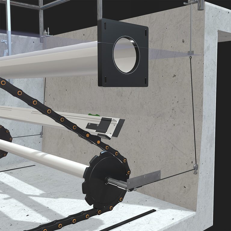 Chain Scraper System for rectangular settling basins | Dewa